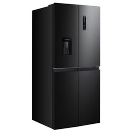 Hanseatic Multi Door "HCDC18080CWD", Energieeffizienz: C (A-G), silber (schwarz), Wasserspender, K&uuml;hlschr&auml;nke, inkl. 3 Jahre Herstellergarantie