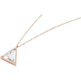 Adelia&acute;s Kette ohne Anh&auml;nger ADELIA&acute;S "Damen Halskette &ndash; Ankerkette aus Edelstahl 43 cm", rosa (gold), Halsketten, Damen, 43cm, Edelstahl, Ein stilvolles Geschenk f&uuml;r besondere Momente