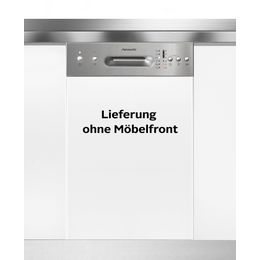Hanseatic teilintegrierbarer Geschirrsp&uuml;ler "HGTI4582E97736BS", Energieeffizienz: E (A-G), silber (silberfarben), B:44,8cm H:81,5cm T:57cm, Geschirrsp&uuml;ler, inkl. 3 Jahre Herstellergarantie