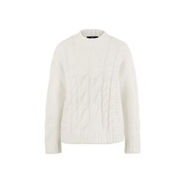 Tchibo - Strickpullover mit Zopfmuster - Damen - Gr. XL - creme