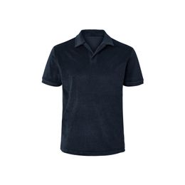 Tchibo - Frottee-Poloshirt - Herren - Gr. L - dunkelblau