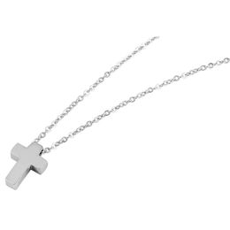 Adelia&acute;s Kette ohne Anh&auml;nger ADELIA&acute;S "Damen Halskette mit Anh&auml;nger &ndash; Kreuz aus Edelstahl", silber, Halsketten, Damen, 40cm, Edelstahl, Sch&ouml;ne Geschenkidee zum einfach so