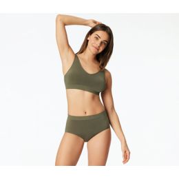Schiesser Rio-Slip - Damen - Gr. L - khaki