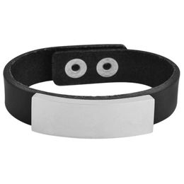 Adelia&acute;s Armband ADELIA&acute;S "Unisex Armband aus Leder 22 cm", schwarz, Armb&auml;nder, Damen, 22cm, Leder, Armband, Perfekt als Geschenk zum Muttertag