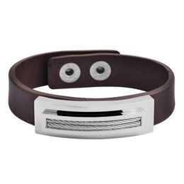 Adelia&acute;s Armband ADELIA&acute;S "Unisex Armband aus Leder 23 cm", braun, Armb&auml;nder, Damen, 23cm, Leder, Armband, Perfekt zum Verschenken an besondere Menschen