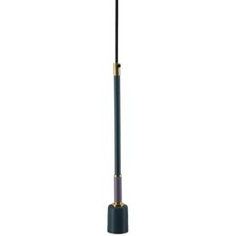Kayoom H&auml;ngeleuchte "H&auml;ngelampe Camielle 387", blau (dunkelblau), 1, &Oslash; 4cm H: 30cm, 1 Stk., Leuchten, puristisches Design, vielseitig kombinierbar, H&auml;ngeleuchte