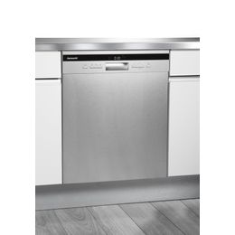 Hanseatic Unterbaugeschirrsp&uuml;ler "HGU6082B14U7735ES", Energieeffizienz: B (A-G), silber (silberfarben), B:60cm H:81,5cm T:57cm, Geschirrsp&uuml;ler, inkl. 3 Jahre Herstellergarantie
