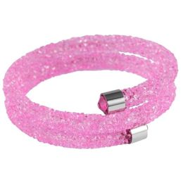 Adelia&acute;s Armreif ADELIA&acute;S "Damen Armband &ndash; Armreif aus Edelstahl mit Zirkonia &Oslash; 7,0 cm cm", silber, Armb&auml;nder, Damen, 7cm, Edelstahl, Armreif, Perfekt als Geschenk f&uuml;r besondere Menschen