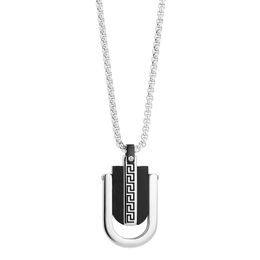 Adelia&acute;s Kette mit Anh&auml;nger ADELIA&acute;S "Unisex Edelstahl Halskette mit Anh&auml;nger unbekannt cm", silber, Halsketten, Damen, unbekannt, Edelstahl