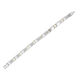 Adelia&acute;s Gliederarmband ADELIA&acute;S "Unisex Armband &ndash; Gliederarmband aus Edelstahl 21 cm", silber, Armb&auml;nder, Damen, 21cm, Edelstahl, Gliederarmband, Geschenkidee: zeitlos und vielseitig