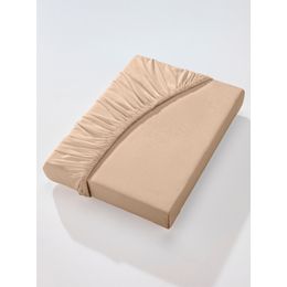Estella Betttuch, caramel, Gr&ouml;&szlig;e 1 St. 140x200 - 160x200 cm