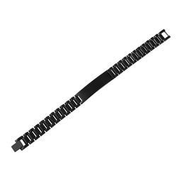 Adelia&acute;s Gliederarmband ADELIA&acute;S "Unisex Armband &ndash; Gliederarmband aus Edelstahl 20,5 cm", schwarz, Armb&auml;nder, Damen, 20cm, Edelstahl, Gliederarmband, Ein stilvolles Geschenk f&uuml;r besondere Momente