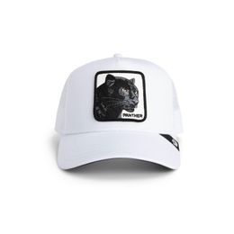 Snapback Cap GOORIN BROS. "Cap OG Trucker", Herren, wei&szlig; (panther trucker blank), Obermaterial: 57% Polyester PES. 43% Baumwolle CO., Caps