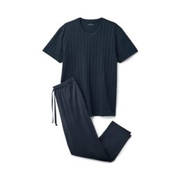 Tchibo - Pyjama-Set - Herren - Gr. L - dunkelblau