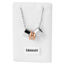 Adelia&acute;s Kette ohne Anh&auml;nger ADELIA&acute;S "Damen Halskette mit Anh&auml;nger &ndash; aus Edelstahl", silber, Halsketten, Damen, 43cm, Edelstahl, Zum Verschenken &ndash; ideal zum Muttertag