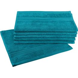 G&auml;stehandt&uuml;cher Dyckhoff "Siena", gr&uuml;n (smaragd), B:30cm L:50cm, Frottier, Obermaterial: 100% Baumwolle, Handt&uuml;cher, mit Bord&uuml;re