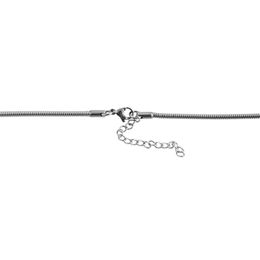 Adelia&acute;s Kette ohne Anh&auml;nger ADELIA&acute;S "Damen Halskette &ndash; Schlangenkette aus Edelstahl 43 cm", silber, Halsketten, Damen, 43cm, Edelstahl, Ideal als Geschenk f&uuml;r besondere Anl&auml;sse