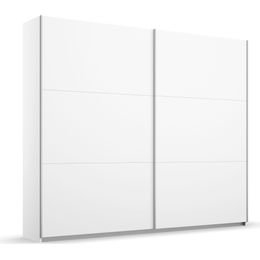 Schwebet&uuml;renschrank Rauch "AURELIO Kleiderschrank Garderobe", alpinwei&szlig;, B:218cm H:210cm T:59cm, Holzwerkstoff, Schr&auml;nke, Schwebet&uuml;renschrank, 3 verschiedene Ausstattungsvarianten Griffe aus Metall MADE IN GERMANY