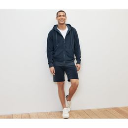 Tchibo - Frottee-Kapuzenjacke - Herren - Gr. M - dunkelblau
