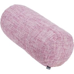 Dekokissen done. "Twist", rosa (old rose, meliert), B:22cm H:10cm L:50cm, Polyester, Dekokissen_Sitzkissen_Kissenh&uuml;llen, Geflochtene Optik