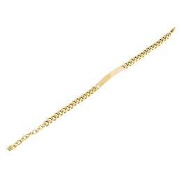 Adelia&acute;s Armband ADELIA&acute;S "Unisex Armband &ndash; Panzerarmband aus Edelstahl 16+5 cm", gold, Armb&auml;nder, Damen, 21cm, Edelstahl, Armband, Ideal als Geschenk zum Muttertag