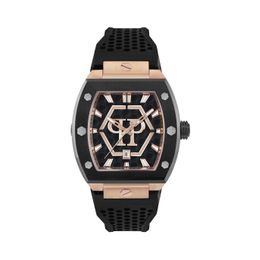 Luxusuhr Philipp Plein "Hexagon", 0203, schwarz, rose, Armbanduhren, Herren