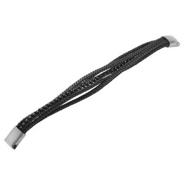 Adelia&acute;s Armband ADELIA&acute;S "Unisex Armband &ndash; Lederarmband aus Leder mit Onyx 21 cm", schwarz, Armb&auml;nder, Damen, 21cm, Leder, Armband, Eine sch&ouml;ne Geschenkidee f&uuml;r jeden Anlass