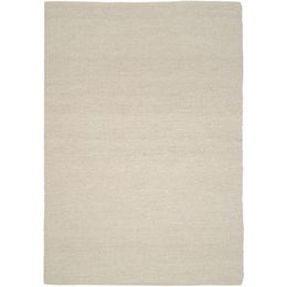 Teppich OCI DIE TEPPICHMARKE "FAVORIT", beige (wolle, natur), H:12mm &Oslash;:150cm, Wolle, Teppiche, Teppich, Handweb-Teppich aus Indien, handgewebt, hochwertig verarbeitet