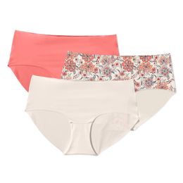 Tchibo - 3 Pantys &raquo;Magic Cut&laquo; - Damen - Gr. L - orange