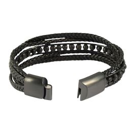 Adelia&acute;s Armband ADELIA&acute;S "Herren Armband &ndash; Lederarmband aus Leder 17 cm", schwarz, Armb&auml;nder, Herren, 17cm, Leder, Armband, Ein stilvolles Geschenk f&uuml;r besondere Momente