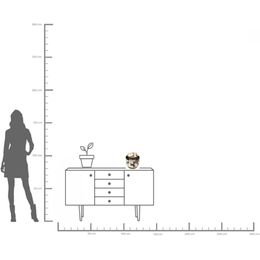 Aufbewahrungsdose KARE DESIGN "Dekodose La Spezia, Durchmesser 22 cm", mehrfarbig, H:19cm &Oslash;:22cm, Porzellan, Aufbewahrungsboxen, ideal f&uuml;r Schmuck, Schl&uuml;ssel, Kleingeld, Haargummis u.a. Kleinteile