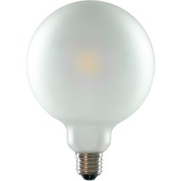 Segula LED-Leuchtmittel "Vintage Line", Energieeffizienz: F (A-G), wei&szlig;, L:180cm &Oslash;:125cm, Leuchtmittel, dimmbar, Globe 125 satiniert, E27