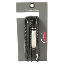 Adelia&acute;s Armband ADELIA&acute;S "Herren Armband &ndash; Lederarmband aus Leder 21 cm", schwarz, Armb&auml;nder, Herren, 21cm, Leder, Armband, Ideal zum Verschenken &ndash; schlicht und stilvoll