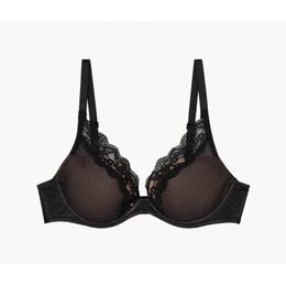 Passionata Padded Plunge-BH &raquo;Brooklyn&laquo; - Damen - Gr. 80D - schwarz