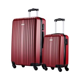 Tchibo - 2 Slazenger Koffer - bordeaux