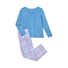 Tchibo - Pyjama-Set - Damen - Gr. XL - hellblau