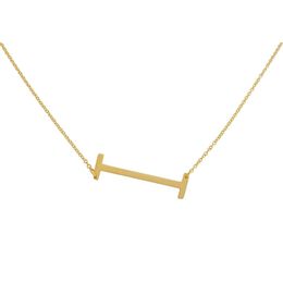 Adelia&acute;s Kette ohne Anh&auml;nger ADELIA&acute;S "Damen Halskette mit Anh&auml;nger &ndash; Buchstabe aus Edelstahl", gold, Halsketten, Damen, 48cm, Edelstahl, Ideal als Geschenk &ndash; dezent und elegant