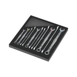 Wera 9735 Schaumstoffeinlage 6007 Joker Set 1, Schraubenschl&uuml;ssel schwarz/mehrfarbig, 12-teilig, f&uuml;r Tool Rebel Werkstattwagen