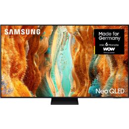 Samsung QLED-Fernseher "GQ75QN70FAU QLED Mini LED-Fernseher", Energieeffizienz: D (A-G), schwarz, 75 &Prime;, Fernseher, Neo Quantum HDR, 4K AI Upscaling, Gaming Hub, Motion Xcelerator 144Hz, Topseller