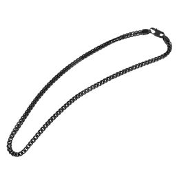 Adelia&acute;s Kette ohne Anh&auml;nger ADELIA&acute;S "Unisex Halskette aus Edelstahl 50 cm", schwarz, Halsketten, Damen, 50cm, Edelstahl, Ein kleines Geschenk mit gro&szlig;er Wirkung