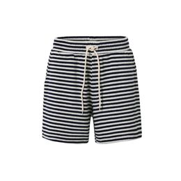 Tchibo - Frottiershorts - Damen - Gr. M - dunkelblau/gestreift