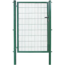 Zauneinzelt&uuml;r Arvotec "ESSENTIAL", gr&uuml;n, B:120cm H:180cm, Metall, Tore, Breite: 100 - 120 cm, H&ouml;he: 80 - 200 cm, zum Einbetonieren