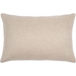Dekokissen Pad "COLETTE", natural, unifarben, B:60cm L:40cm, Leinen, Dekokissen_Sitzkissen_Kissenh&uuml;llen, Made in Europe