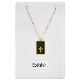 Adelia&acute;s Kette ohne Anh&auml;nger ADELIA&acute;S "Unisex Halskette mit Anh&auml;nger &ndash; aus Edelstahl", gold, Halsketten, Damen, 43cm, Edelstahl, Ideal als Geschenk &ndash; dezent und elegant