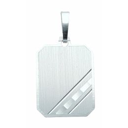 Adelia&acute;s Kettenanh&auml;nger ADELIA&acute;S "Gravurplatte 925 Silber &ndash; Silberanh&auml;nger", silber, Schmuckanh&auml;nger, Damen, Silber 925 (Sterlingsilber), Kettenanh&auml;nger, Silberanh&auml;nger