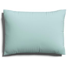 Kissenbezug Schlafgut "EASY JERSEY Kissenh&uuml;lle 100% Baumwolle, weicher Edel-Jersey, b&uuml;gelfrei", blau (petrol light), B:70cm L:90cm, Jersey, Obermaterial: 100% Baumwolle, Kissenbez&uuml;ge, Kissenbezug, mit farblich angepasstem Rei&szlig;verschluss, pflegeleicht, formstabil