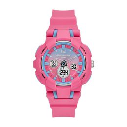 Chronograph Skechers "Brynwood", rosa, hellblau, Armbanduhren, Damen, Chronograph, Quarzuhr, Armbanduhr, Damenuhr, digital, analog, Tag, Wochentag, Jahr