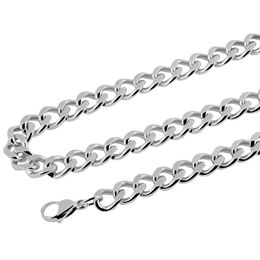 Adelia&acute;s Kette ohne Anh&auml;nger ADELIA&acute;S "Unisex Halskette &ndash; Panzerkette aus Edelstahl 70 cm", silber, Halsketten, Damen, 70cm, Edelstahl, Ideal als Geschenk zum Jubil&auml;um