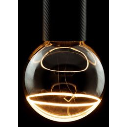 Segula LED-Filament "LED Illusion Globe", Energieeffizienz: G (A-G), grau (smokey grau), L:14cm &Oslash;:9,5cm, Leuchtmittel