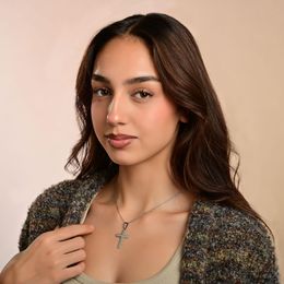 Adelia&acute;s Kette ohne Anh&auml;nger ADELIA&acute;S "Unisex Halskette mit Anh&auml;nger &ndash; Kreuz aus Edelstahl", silber, Halsketten, Damen, 45cm, Edelstahl, Ideal als Geschenk &ndash; dezent und elegant